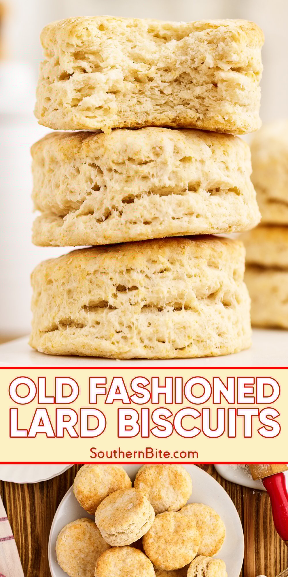 Old Fashioned Lard Biscuits - Southern Bite