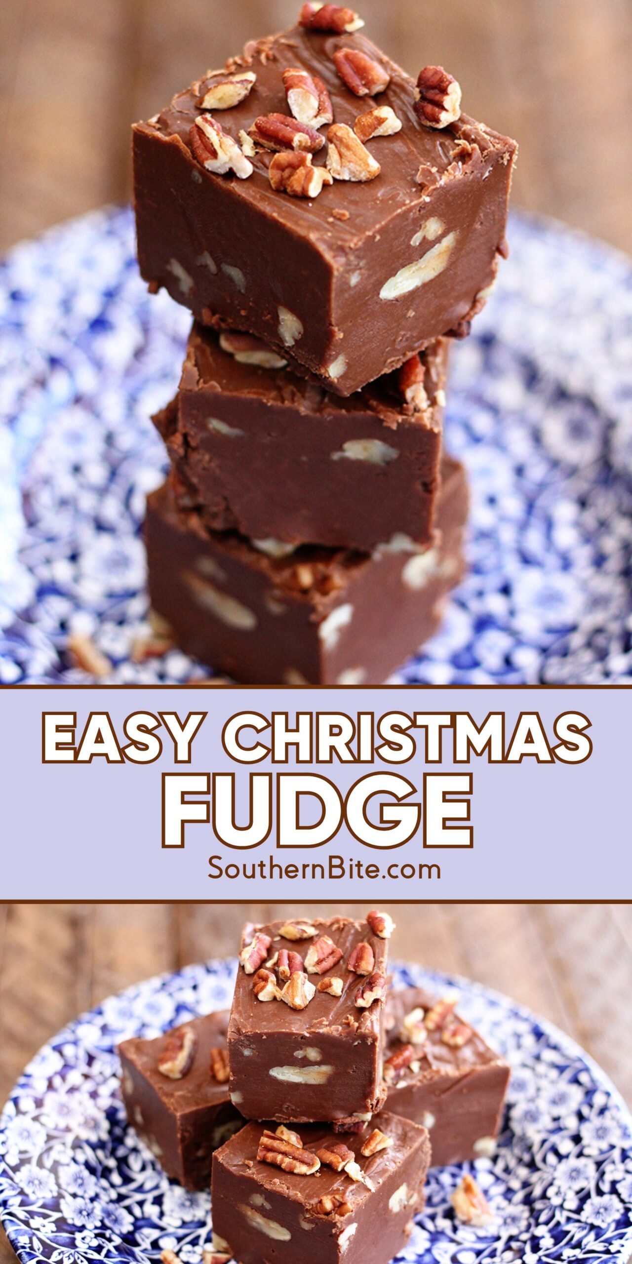 Easy Christmas Fudge - Southern Bite