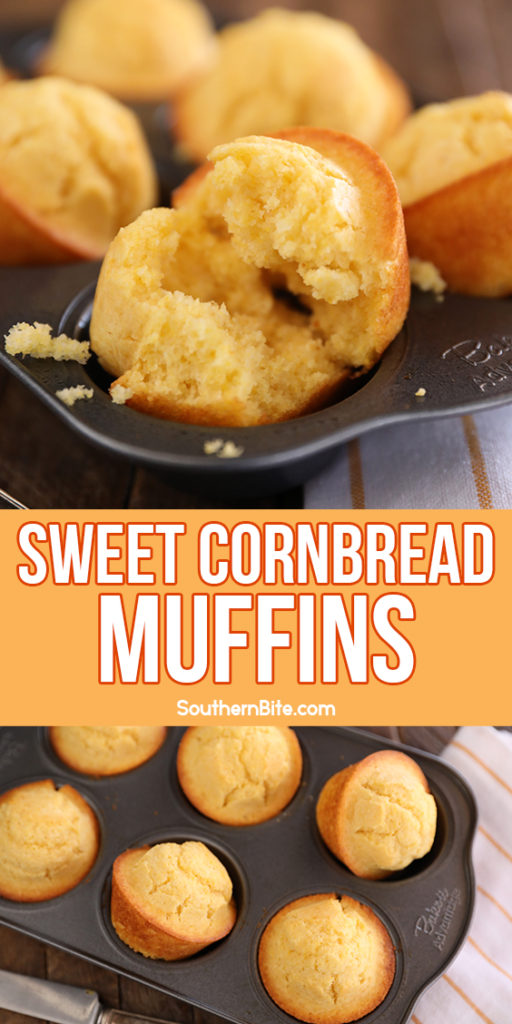 Sweet Cornbread Muffins - Southern Bite
