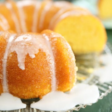 Vintage Lemon Apricot Nectar Cake - Southern Bite