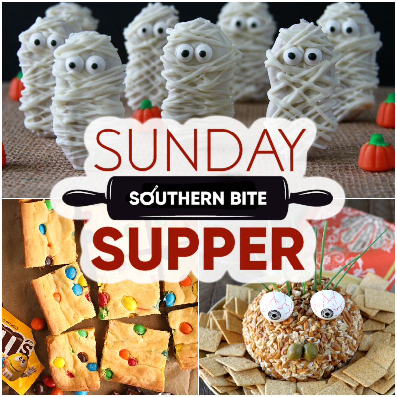 Sunday Supper: Cheese Ball Goblin, Nutter Butter Mummies, and more ...