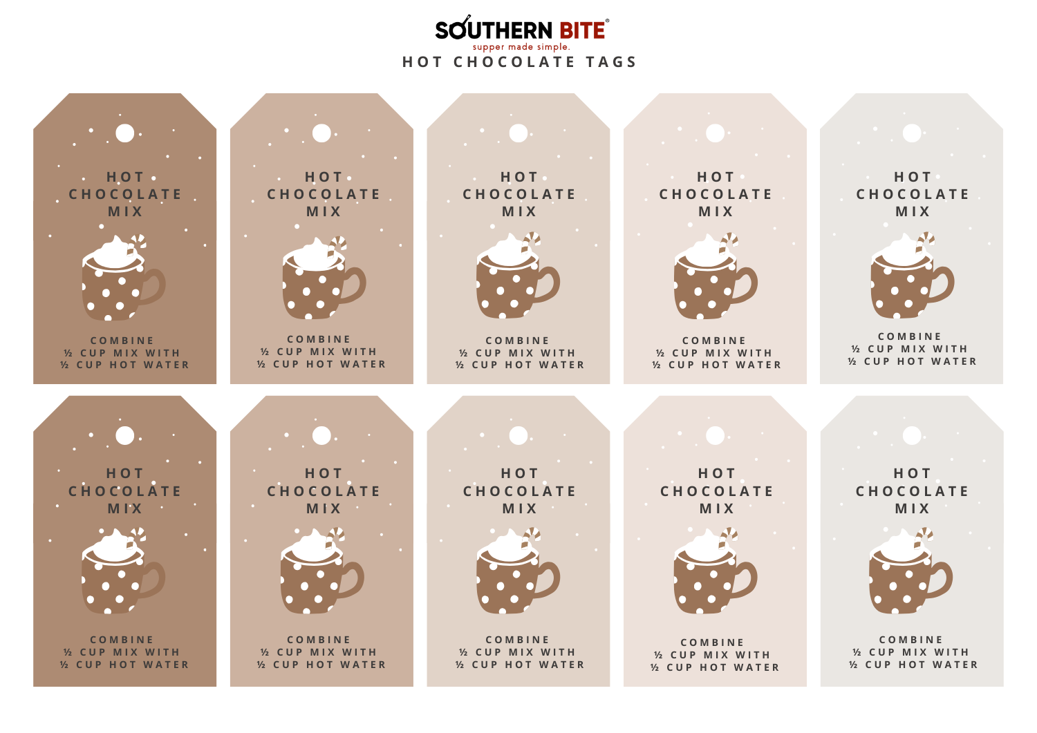 Homemade Hot Chocolate Mix - Southern Bite