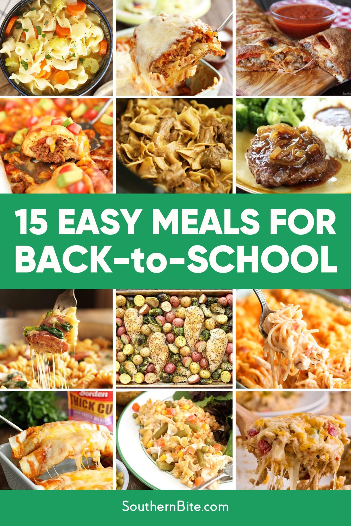 15 Easy Back-to-School Meals - Southern Bite